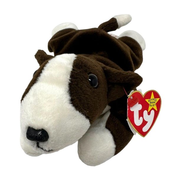 Ty | Toys | Vintage Ty Original Beanie Baby Bruno The Dog Bull Terrier ...